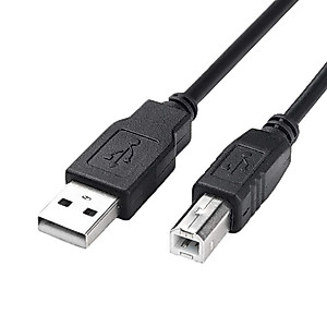 USB Printer Cable Cord Compatible for Canon PIXMA TS9520 TS9120 TS9020 TS8320 TS8220 TS702 TS6320 TS6220 TS6120 TS6020 TS5320 TS5120 TS5020 TS3320 TS3120 ,TR8520 TR7520 TR4520, MX922 MX870 MX532 MX492