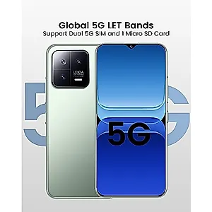 VIQEE M13Pro Unlocked Cell Phone, 6.7" HD Screen Unlocked Phones, 6+256GB Dual SIM Android 13 Smartphone with 256G Memory Card, Fingerprint Lock & Face ID, Long Battery Life (Green)