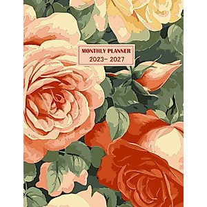 2023-2027 Monthly Planner 5 Years: From June 2023 To December 2027, Size 8,5 x 11 Inches