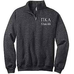 Pi Kappa Alpha Quarter Zip Pullover Sweatshirt (L)