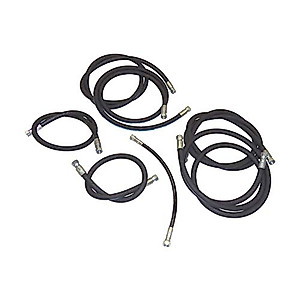 Professional Parts Warehouse - Western Wideout Hose Kit - Fleet Flex - Aftermarket. Contains: (1) 1/4" X 16", (1) 3/8" x 32", (1) 3/8" x 38", (2) 3/8" x 67", (2) 3/8" x 78" Hoses w/FJIC Ends.