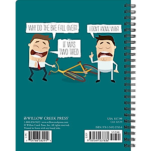 Willow Creek Press Bad Dad Jokes Softcover Weekly Planner 2024 Spiral-Bound Engagement Calendar (6.5" x 8.5")