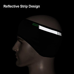 ROCKBROS Fleece Ear Warmers Headband Men Women for Running Cycling Biking Warm Ski Ear Band for Winter Cold Weather