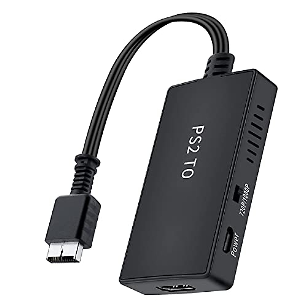 Senzhilin Adapter PS2 To HDMI-compatible Portable Provide Advanced Signal Processing Restore The Original Game Screen