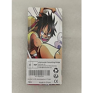 Bkinpid Anime Luffy Keychain One Piece Keychain Pirate Skull Key Chain Rotatable Keyring