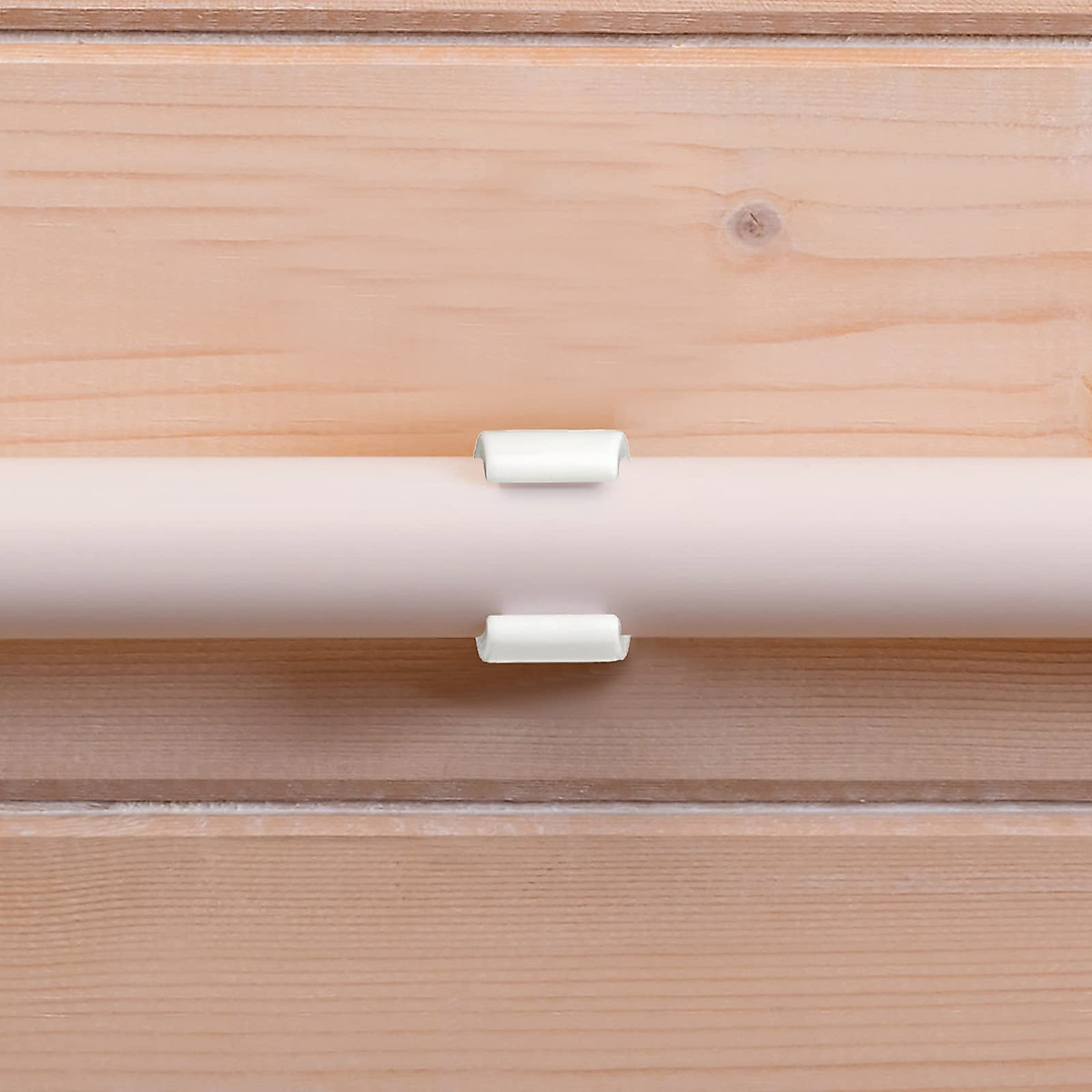 3/4 Inch PEX Clips Pipe Clamps Plastic Clamps 20 mm U Hook PEX Clamps Water Pipe Supports Plastic Socket to Fix Corresponding Pipes (50 Pieces)