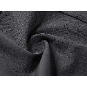 MANGDIUP Women's Round Collar Long Sleeve Elastic Bodysuit Jumpsuit (Black, XXL)