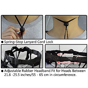 NEW-Vi Umbrella Hat, 25 inch Hands Free Umbrella Cap for Adults and Kids, Fishing Golf Gardening Sunshade Outdoor Headwear