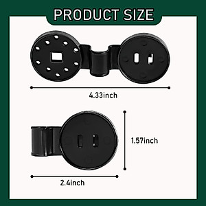 XSHANG 50Pcs Mesh Shade Cloth Clips, 2024 New Shade Cloth Lock Grip, Round Shade Plastic Black Clips for Outdoor Garden Netting, Anti Bird Net, Sun Shade Net, Patio Accessories (Black 50pcs)