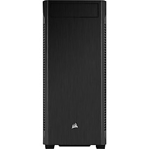 Corsair 110Q Mid-Tower Quiet ATX Case, Black, Solid, Standard