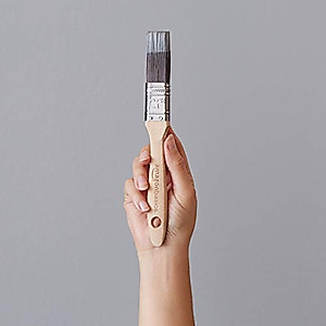 Amazon Basics 1" Flat Edge Master Pro Paint Brush, Polyester, Brown