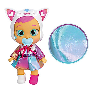 Cry Babies Stars Singing Daisy - 12'' Singing Baby Doll | Plays 15+ Realistic Baby Sounds, Multicolor