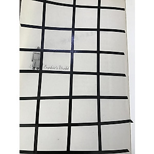 GoProver 6 Pack 3mm 1/8 inch Width Graphic Tape Whiteboard Tape Self Adhesive Chart Line Tape Grid Marking Tapes Gridding Tape Art Artist Tape, 108 feet feet Long Per Roll