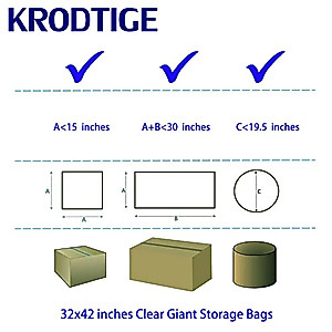 10 Pack 32x42 inches 1.6Mil Large Clear Plastic Storage Bags, Clear Big Giant Dustproof Moistureproof Storage Bags, XL Bags Perfect for Blanket,Duvets,Clothes and Big Plush Toys Luggage,Pillows, Suitcase, Comforter and More, Reusable(10 Bags+10 Ties)