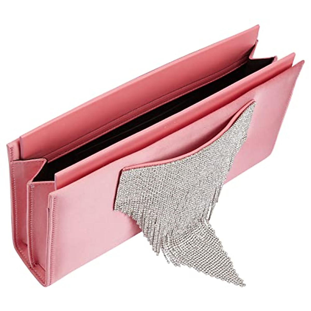 Giuseppe Zanotti, Josiane Crystal Clutches, One Size, Hot Pink