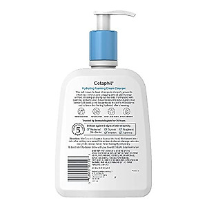 Cetaphil Cream to Foam Face Wash, Hydrating Foaming Cream Cleanser, 16 oz, For Normal to Dry, Sensitive Skin, with Soothing Prebiotic Aloe, Hypoallergenic, Fragrance Free