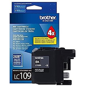 Brother LC109BK Ink Cartridge Black - 1 Pack in Retail Packing