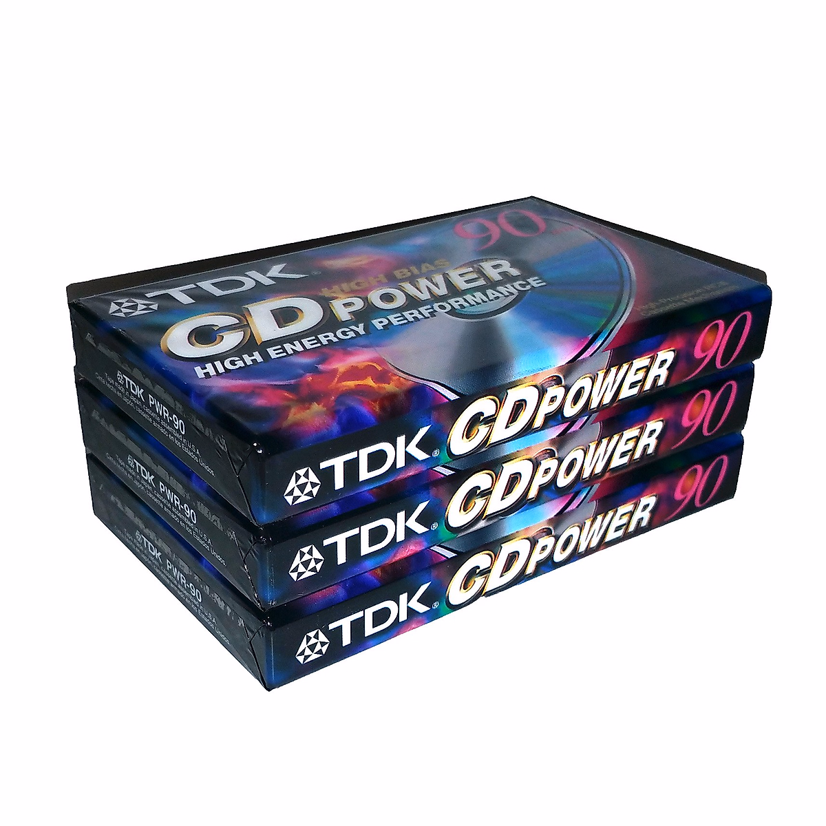 TDK 3 Pack High Bias IEC II Blank Audio Cassettes