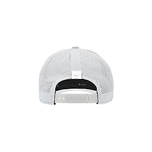 Mizuno Standard Tour Vent Snapback, Light Grey-White