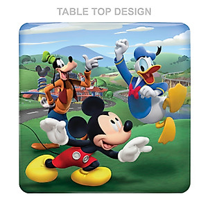 Disney Junior 45704 Mickey Kids Table & Chair Set, Junior Table for Toddlers Ages 2-5 Years ,20" x 20"