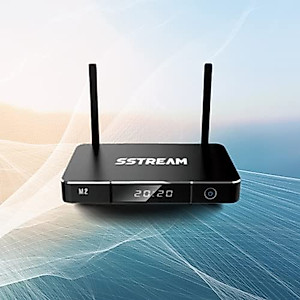 Super Stream M2 Android Box 6 K Smart Media Player Voice Control Remote with 4Gb RAM & 32 GB Media Player