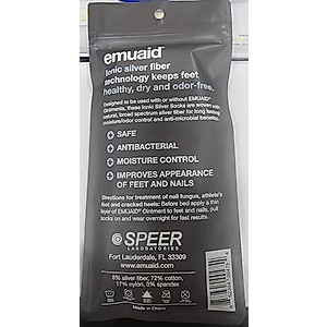 emuaid Ionic Silver Socks - Unisex (Navy)