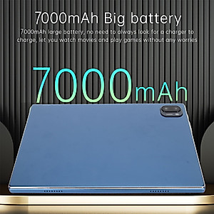 EBTOOLS 10.1in 2 in 1 Tablet, FHD 4G Calling Tablet for Android 12, 8GB RAM 256GB ROM, 5G WiFi 4G LTE Dual Camera, 7000mAh, with Keyboard Mouse, for Office Learning (US Plug)