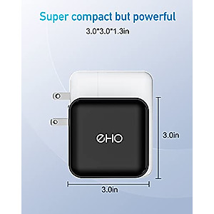 USB C Wall Charger, 140W PD 3.1 PPS 3-Port GaN III Fast Charger Type C Charging Station Foldable Power Adapter Travel Charger Block Compatible w/MacBook, Laptop, iPad, iPhone, Samsung and More-Black