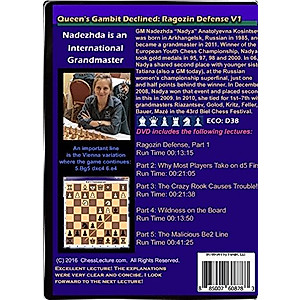 Chess Lecture Queen's Gambit Declined - Ragozin Defense - 2 DVDs Volume 148