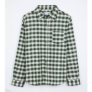 3-Pack: Mens Long Sleeve Button Up Down Shirt for Men Dress Shirts Slim Casual Plaid Clothing Clothes Pocket Cotton Collar Summer Outfit Fashion Top Tees Tshirt Lounge Camisa para Hombre - Set 3, XL