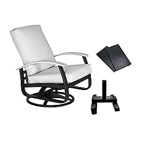 3" x 5" Replacement Fiberglass Spring Plate for Swivel Rocker Chair for Universal Outdoor Patio Furniture Pack of 4