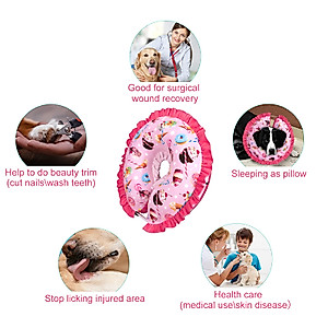 CuteBone Inflatable Cat Cone Collar to Stop Licking After Surgery-Double Adjustable Neck Range P23SO00102S