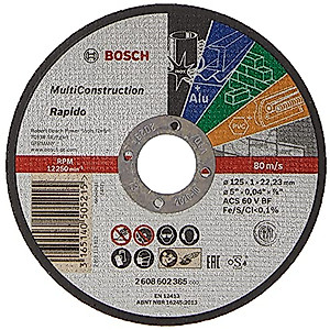 Bosch 2608602385 125mm MultiConstruction disc, Multicolour