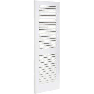 Louver-Louver Plantation Interior Door Slab Kimberly Bay® White (80x30)