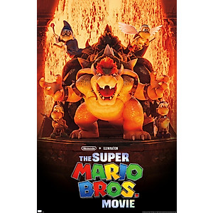 Trends International The Super Mario Bros. Movie - Bowser's World Key Art Wall Poster