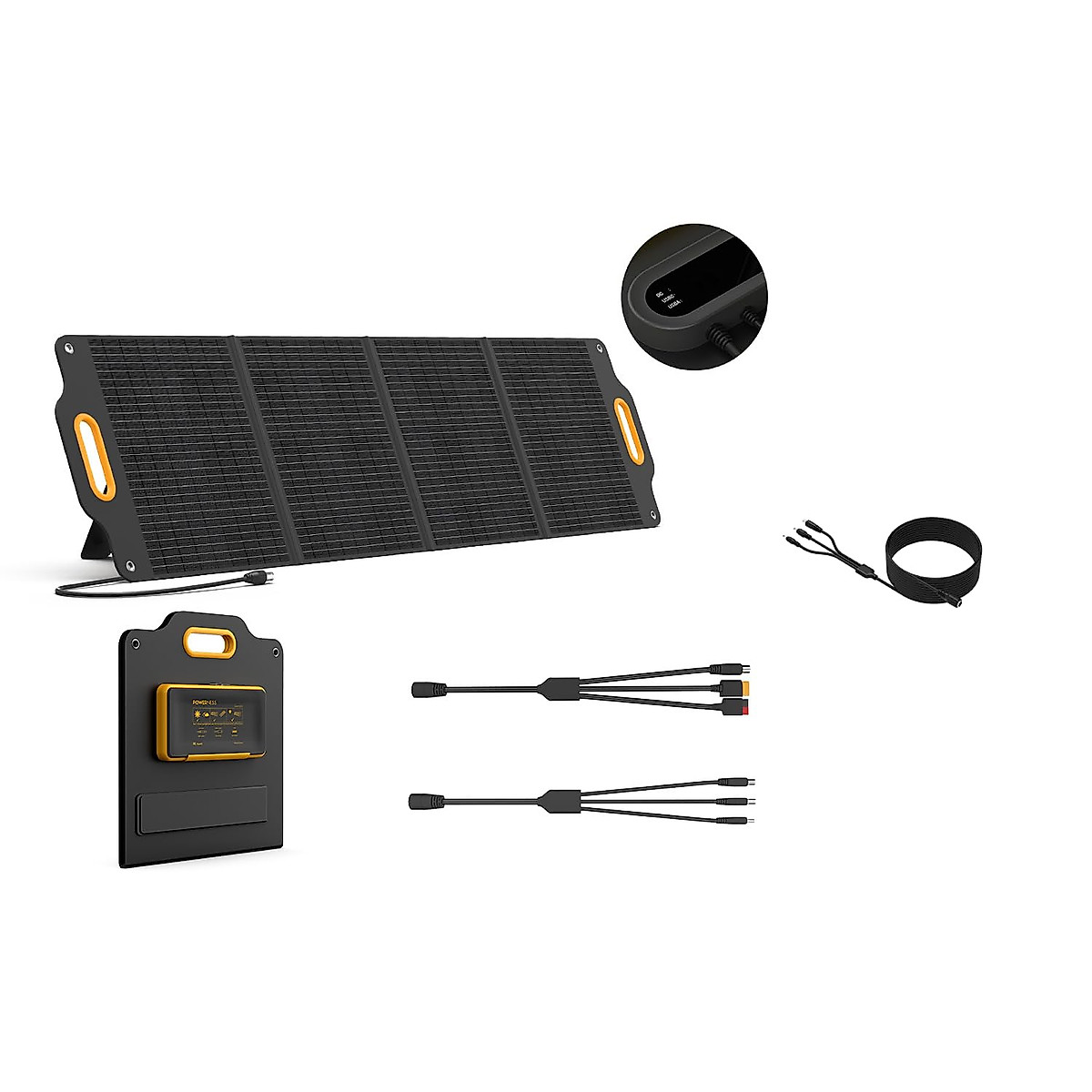 Powerness 200 Watt 18V Portable Solar Panel with 16.4 Feet/5 Meters DC Extension Cable