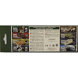 Vallejo Metallic Colors, 17ml (Set of 8)