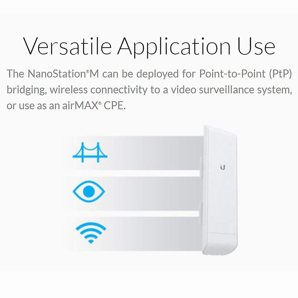 Ubiquiti NSM5 Bundle of 4 NanoStation M5 5GHz Outdoor airMAX CPE 150+Mbps 15+km