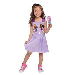 Just Play Disney Junior Alice’s Wonderland Bakery Dress Up and Pretend Play Trunk Set, Size 4-6X, Officially Licensed Kids Toys for Ages 3 Up, Amazon Exclusive