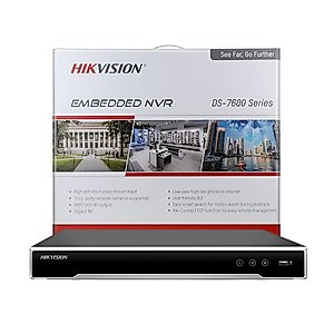 HIK-Tech US 16-Channel PoE 4K Network Video Recorder NVR, Embedded Plug & Play DS-7616NI-Q2/16P（2021 New Version）