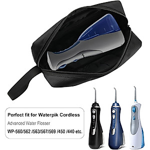 Beautyflier Water Dental Flossers Carrying Bag, Protective Case Carrying Pouch Cover Bag for Waterpik Cordless Advanced Water Flosser WP-560/562 /563/567/569/450 /440