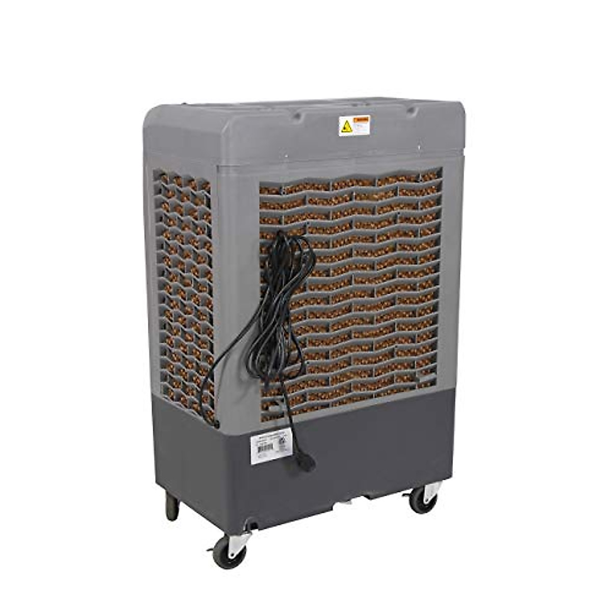 Hessaire MC37M Portable Evaporative Cooling Fan for Indoor/Outdoor High Temperature Low Humidity Environments, 3100 CFM, 950 sq. ft., 3-Speed Fan, 120V, 59 dB, Gray