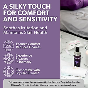 Intimate Rose Velvet Rose Intimate Lubricant Vaginal Moisturizer 8oz - Personal Water Based Lubricant for Women Pleasure & Couples