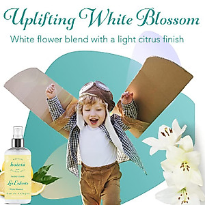 Boiess Colognes White Blossom For Moms, Babies & Kids | Natural Eau de Cologne | Clean & Fresh Scent | Children Fragrance For Soft & Sensitive Skin | Gentle, Easy Use | Size: 8.5 FL Oz