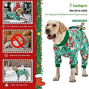 Large Dog Christmas Pajamas for Dogs - Shirts for Big Dogs Xmas Holiday Costume Lightweight Pullover, Christmas Critters Aqua Prints Large Dog Pjs, Pitbull Clothes, Dog Onesie, Christmas Outfit Large