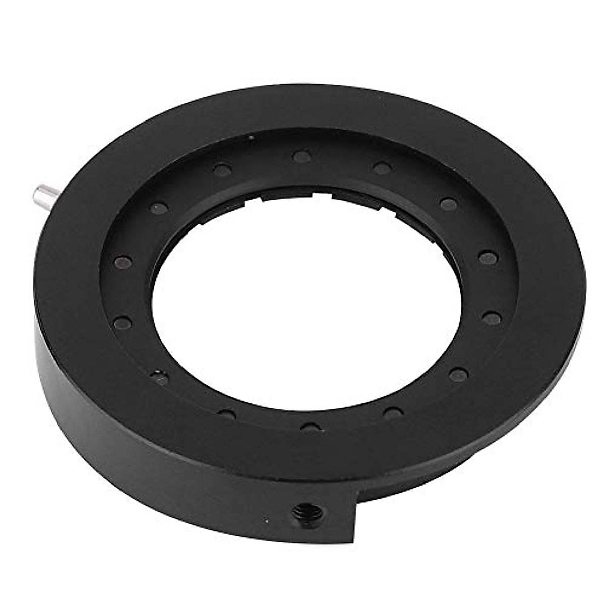 Iris Diaphragm, Microscope Iris Adapter Aperture Adjustable Lens Optical Diaphragm for Microscope (SK25 with Bas)