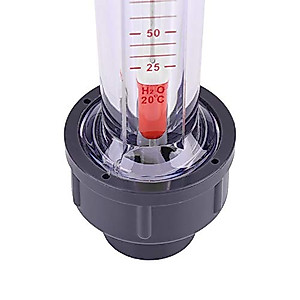 Hilitand 25-250L/H Rotameter Plastic Tube Type Instantaneous Liquid Water Flow Meter DN15