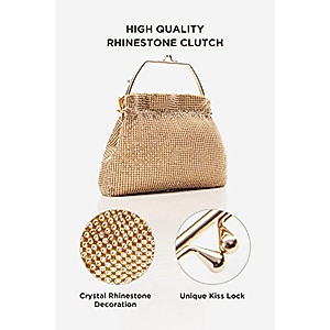 BABEYOND 1920s Flapper Handbag Clutch Gatsby Crystal Handbag Roaring 20s Evening Clutch Bag 1920s Gatsby Accessories