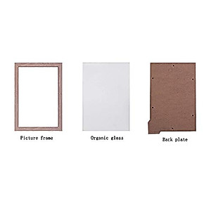 New Pattern Picture Photo Frames Wooden Effect Various Irregular Diamond Painting Crystal Diamond Decal 24cm x 34cm x 2.5cm (Original)