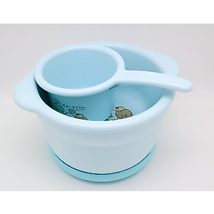 OSK BA-2 Sumikko Gurashi Bath Chair, Blue, Made in Japan, Rubber Feet, Stylish, Cute, Non-Slip